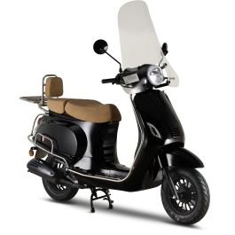 Senzo Scooter RivaLux Special Zwart | Voordeelscooters.nl